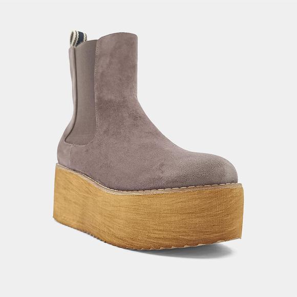 ShuShop | Shoes | New Shu Shop Yoshi Boot In Taupe Suede | Poshmark